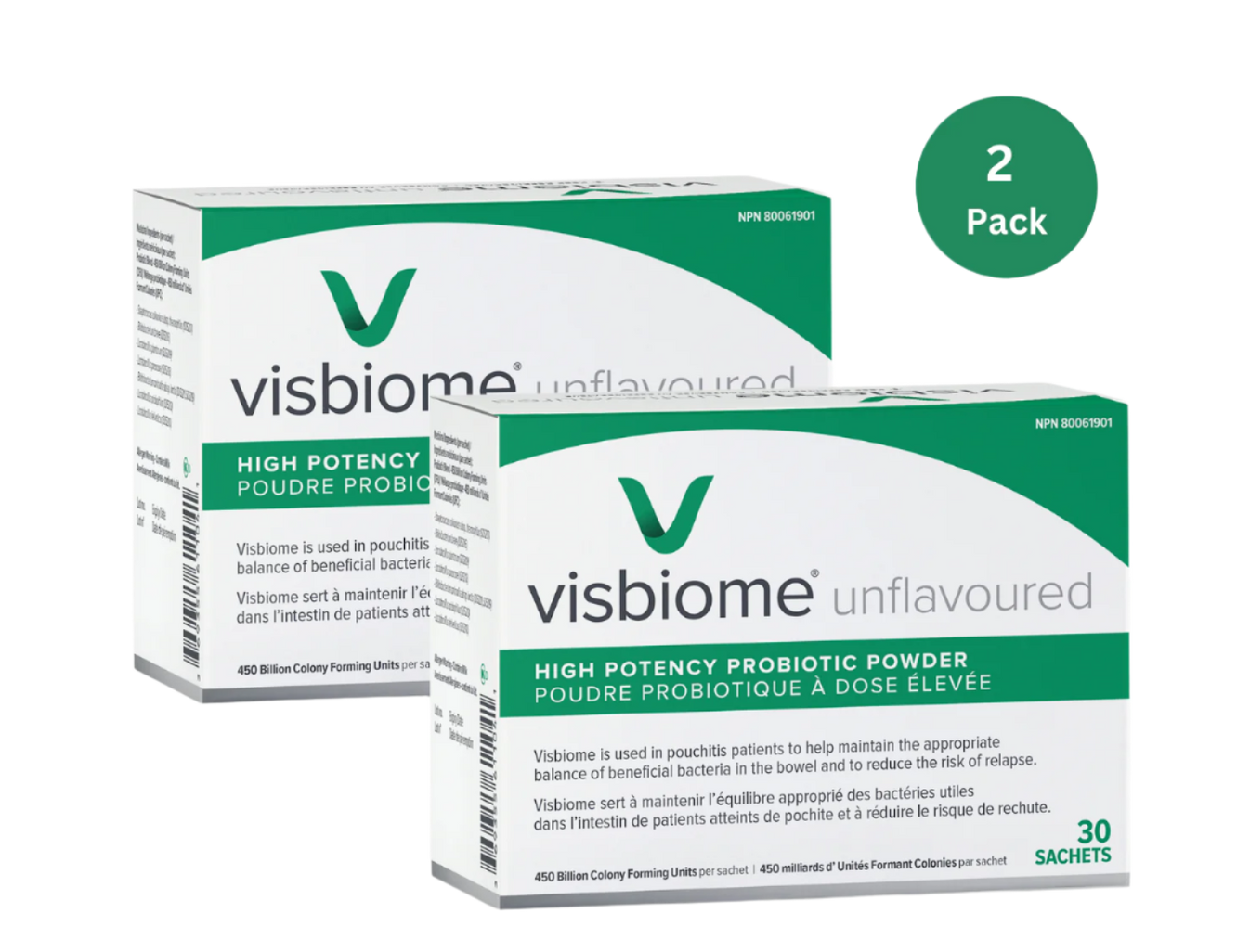 Visbiome - Unflavoured 2 Pack | Visbiome®